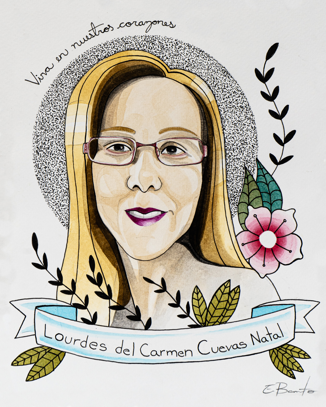 Ilustradora Elizabeth Barreto visibiliza a las víctimas de feminicidios ...